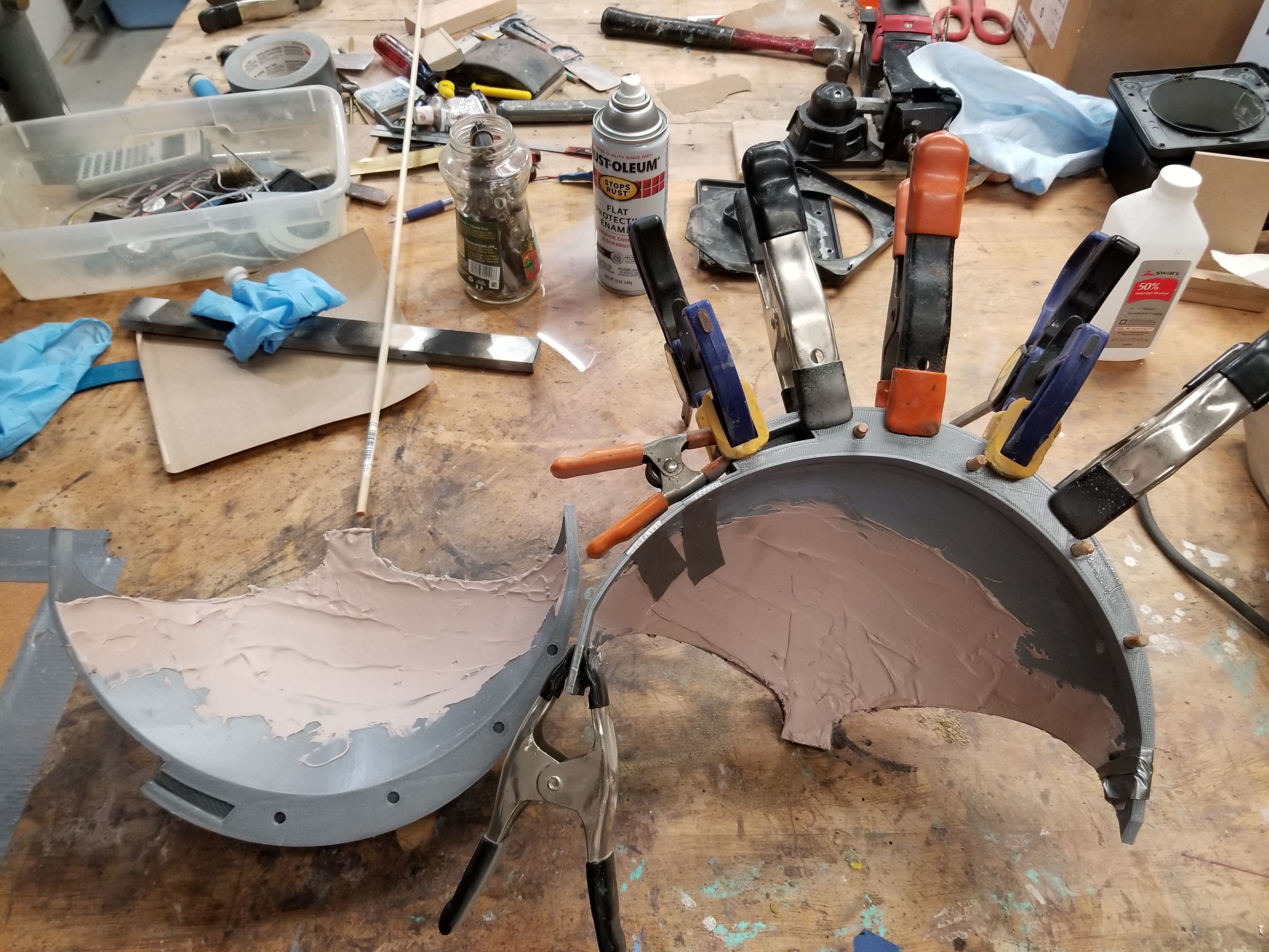 The Chronicles of Riddick Armor Helmet Parts 3D model 3D printable ...