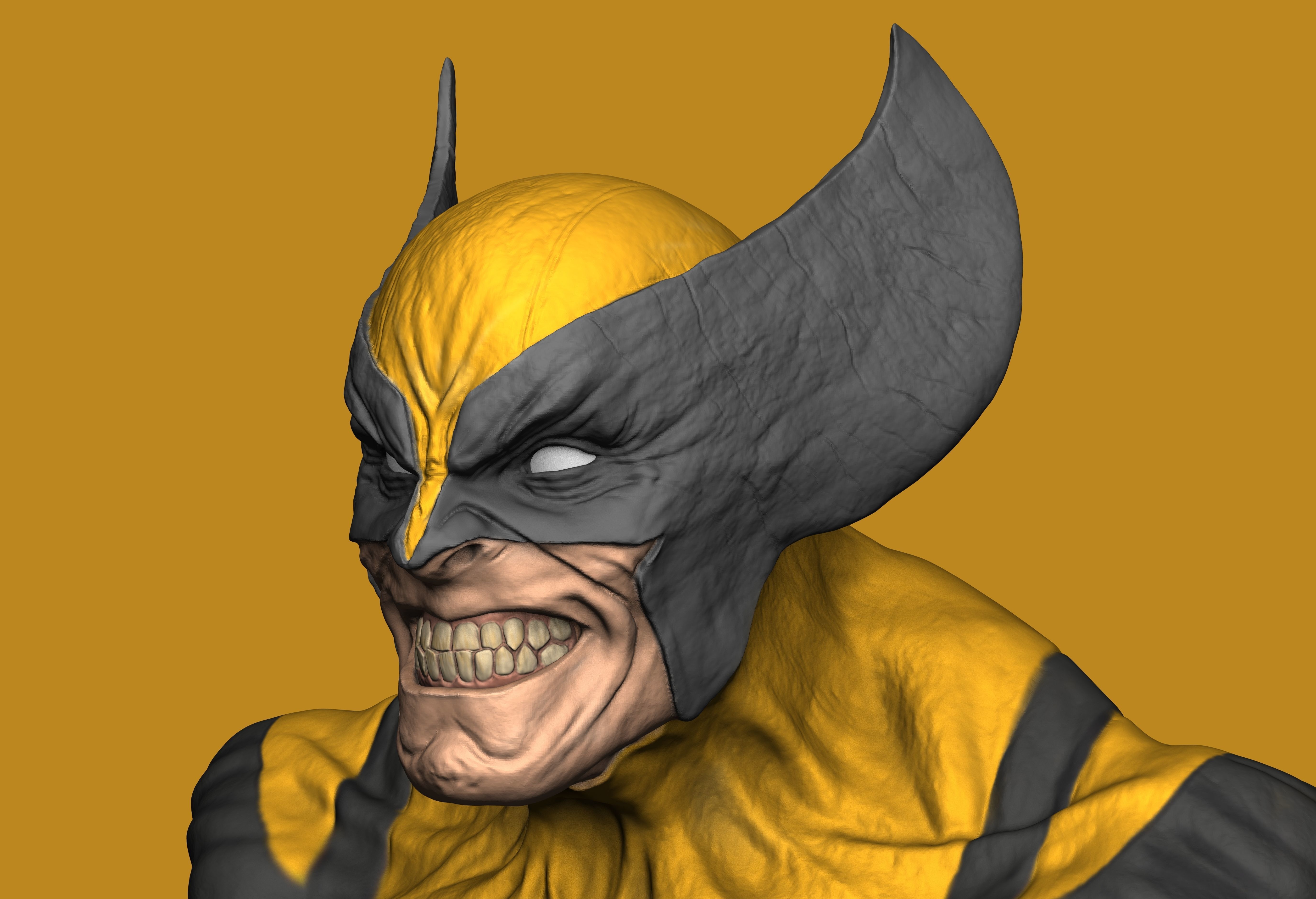 Wolverine 3D model 3D printable | CGTrader