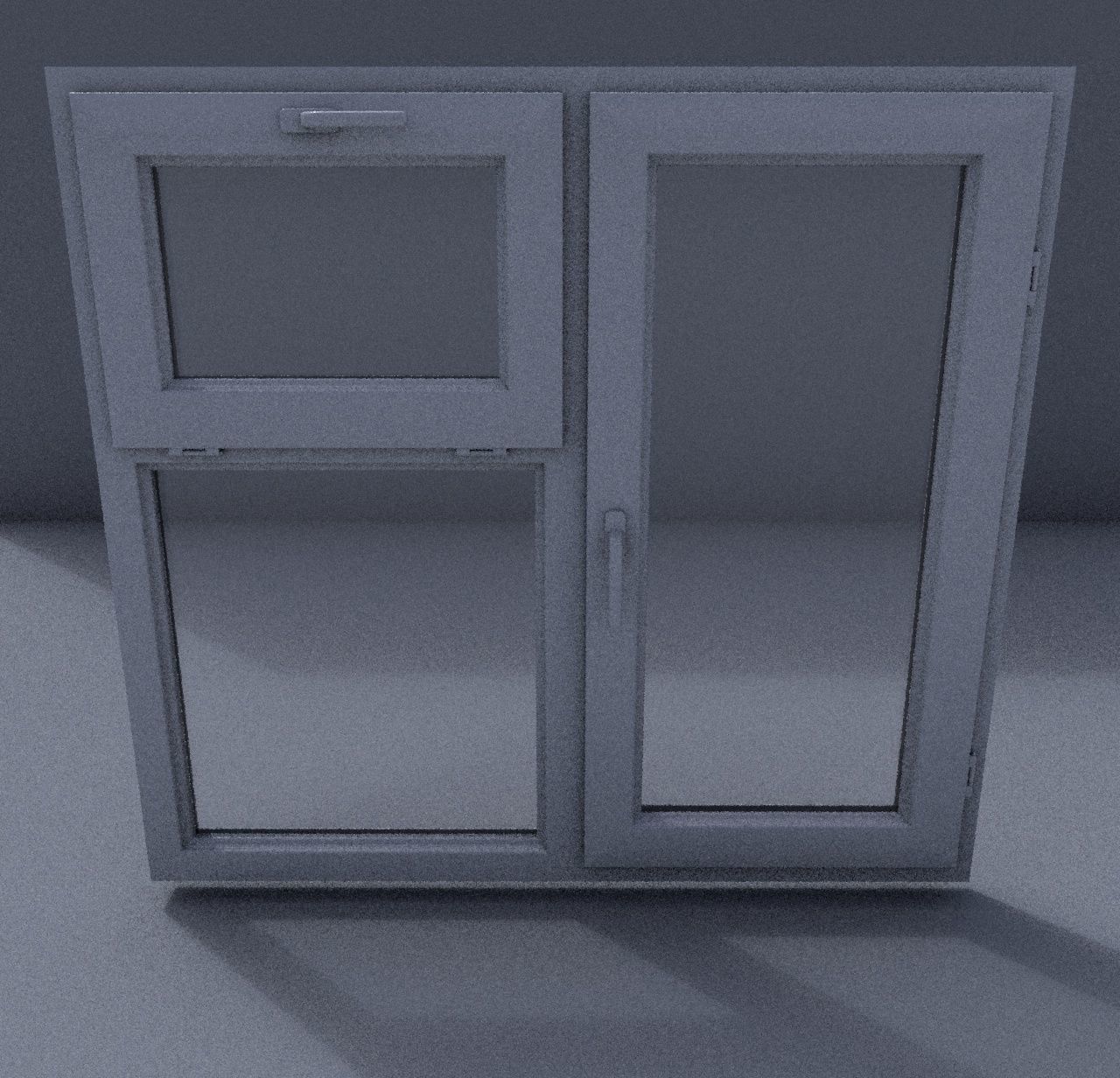two windows free VR / AR / low-poly 3D model | CGTrader