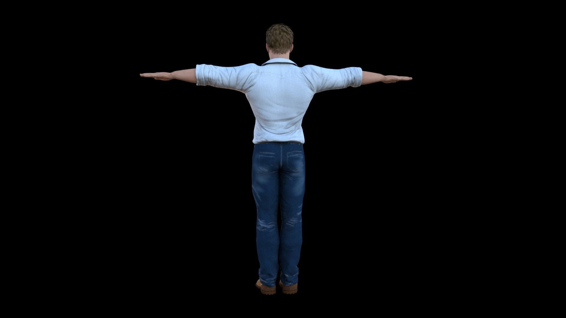 3D model Human game ready rigged VR / AR / low-poly | CGTrader