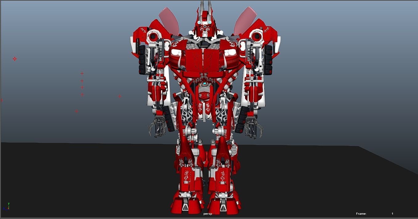 Transformers mustang 3D model rigged | CGTrader