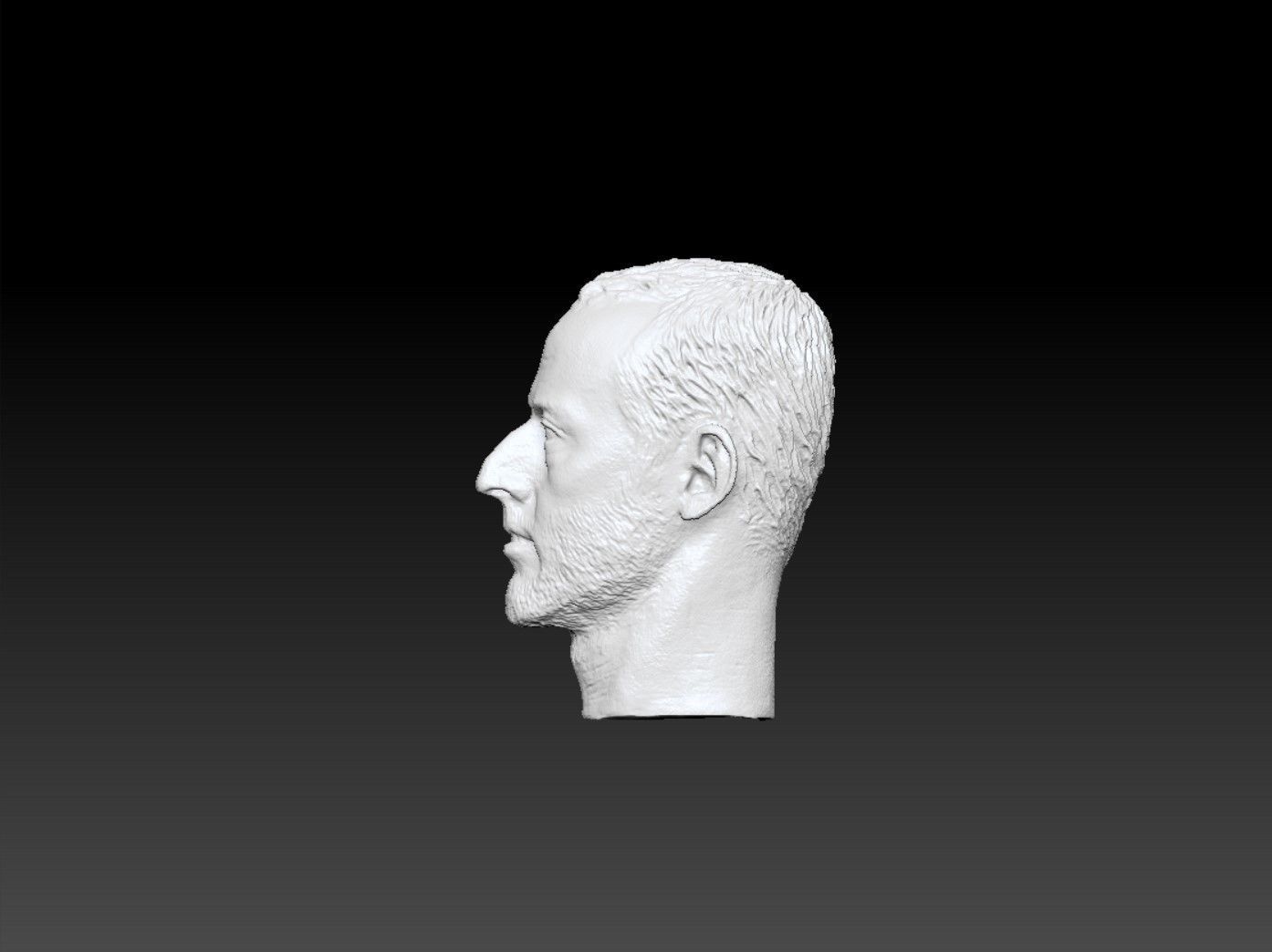 Jean Reno Head sculpture 3D print model 3D model 3D printable | CGTrader