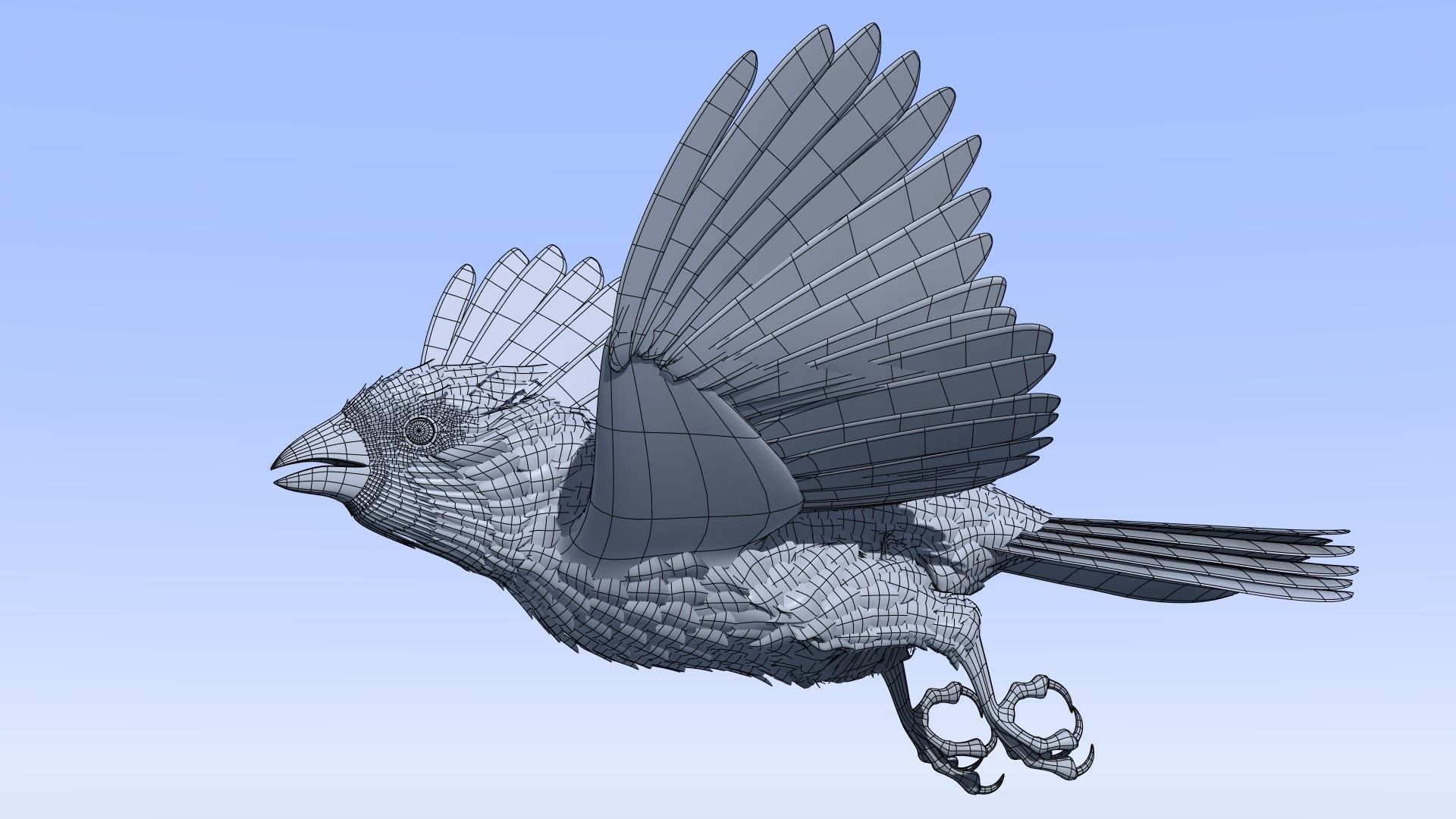 3D model Northern Cardinal - rigged - animated VR / AR / low-poly ...