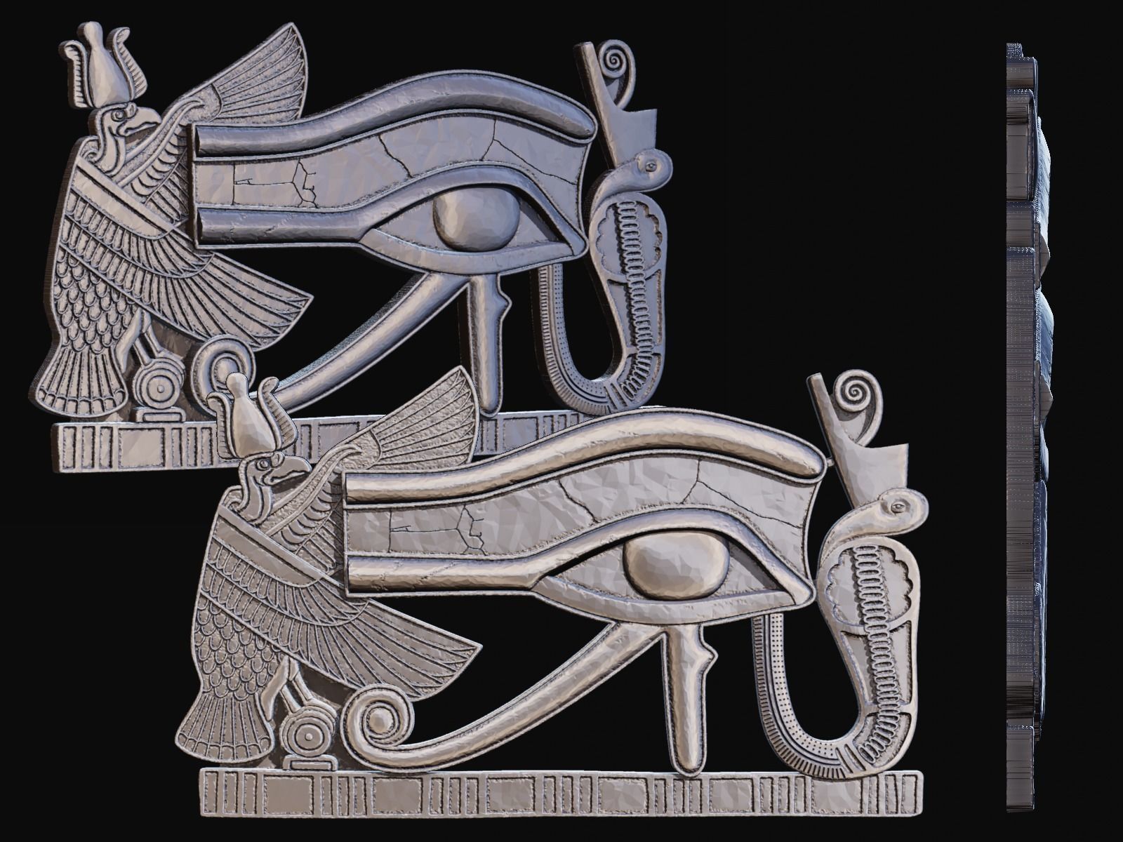 Eye of Ra for CNC Router and 3D model 3D printable | CGTrader