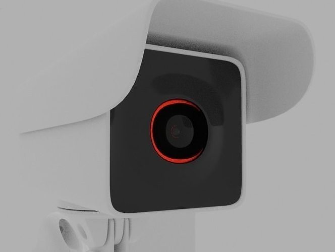 Realistic CCTV Camera 3D model rigged | CGTrader