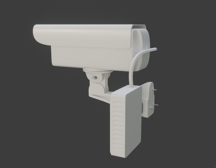 Realistic CCTV Camera 3D model rigged | CGTrader
