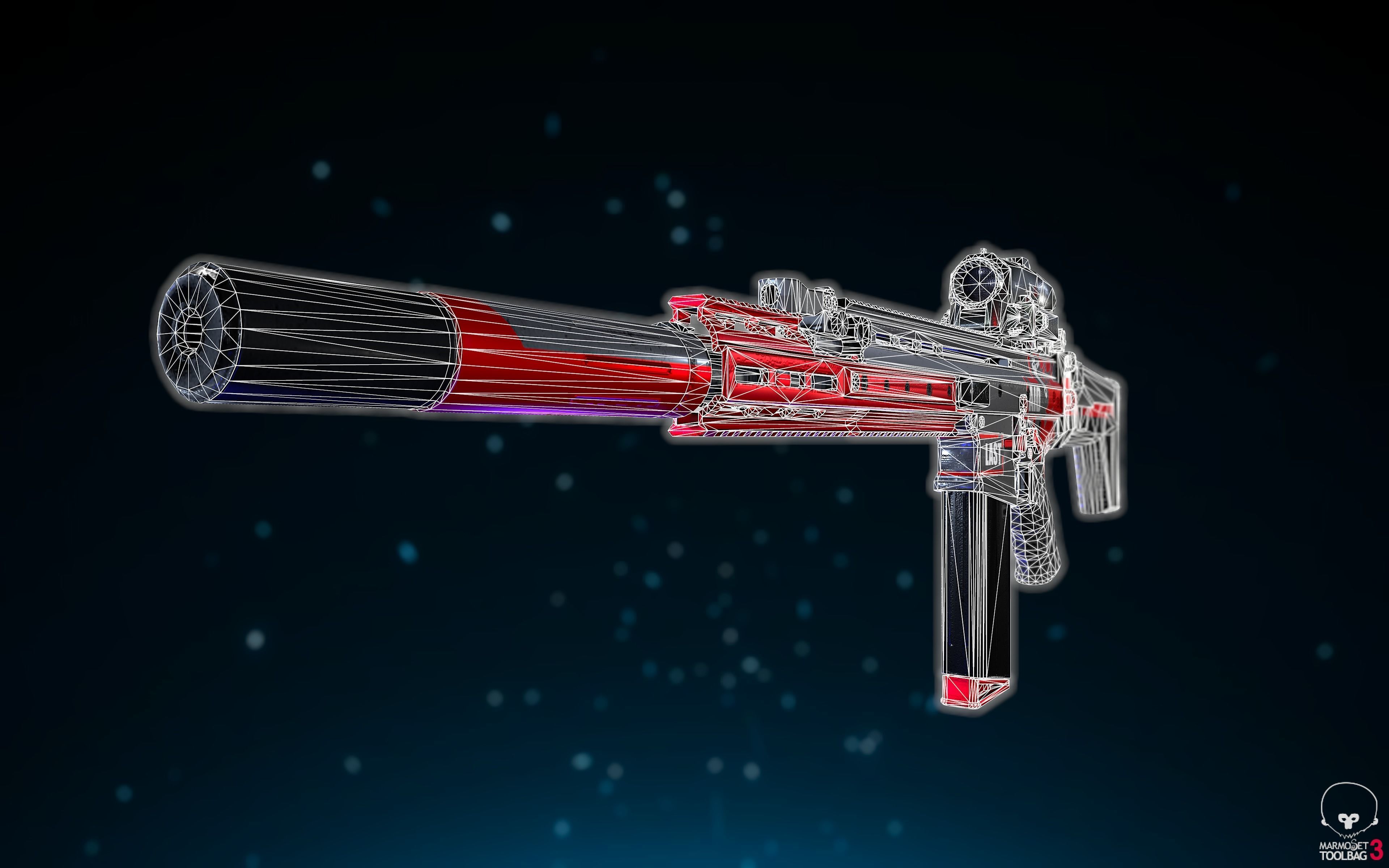 3D model HAMR-17 Weapon VR / AR / low-poly | CGTrader