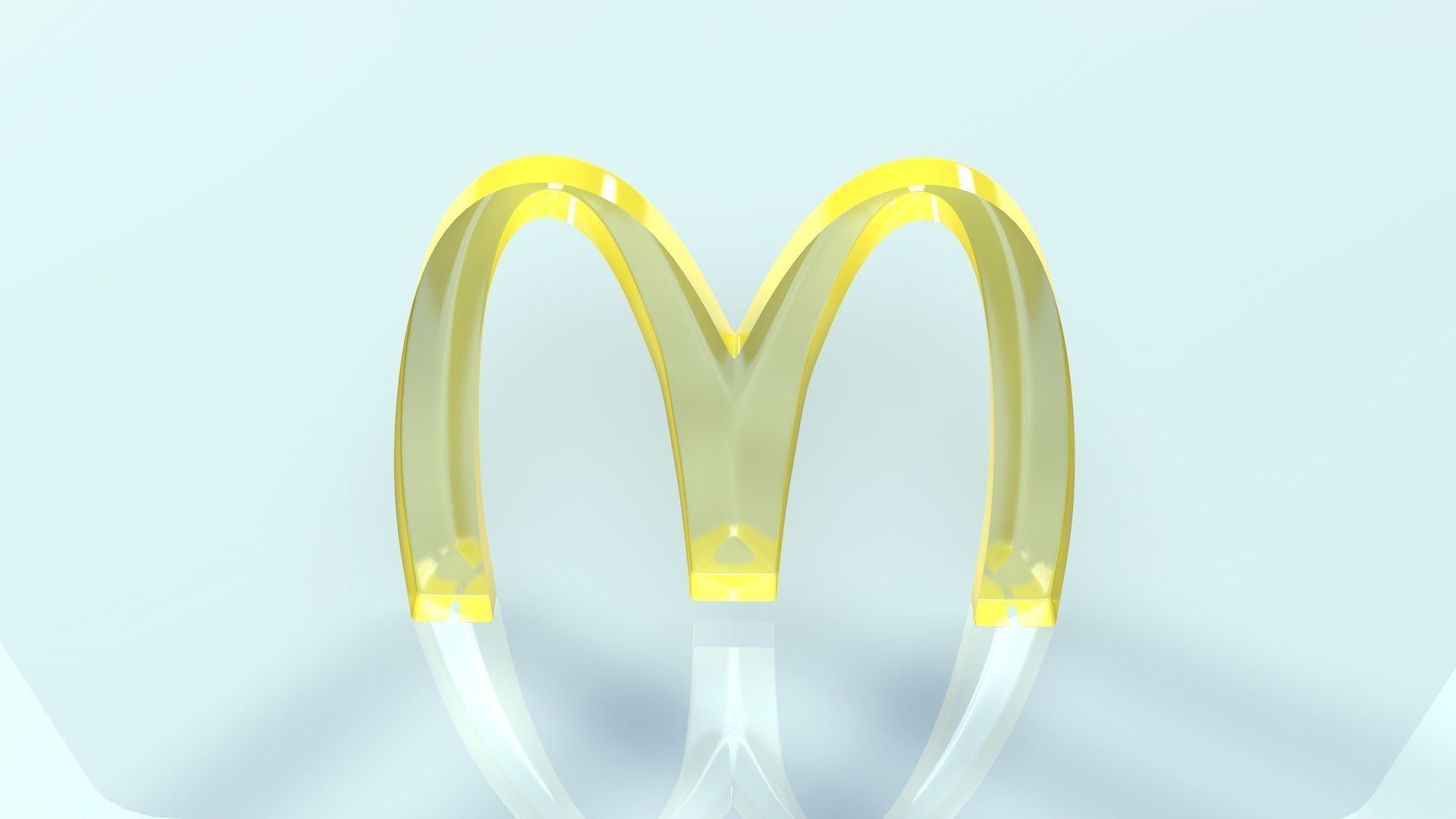 Mcdonalds Logo 3D model | CGTrader