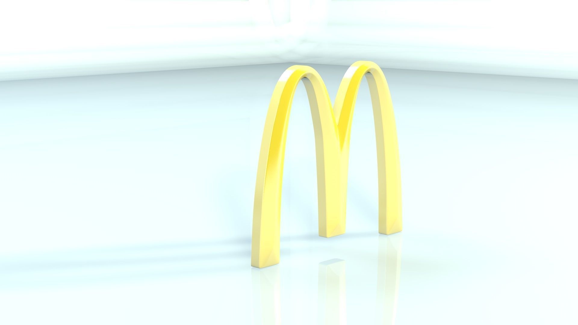 Mcdonalds Logo 3D model | CGTrader