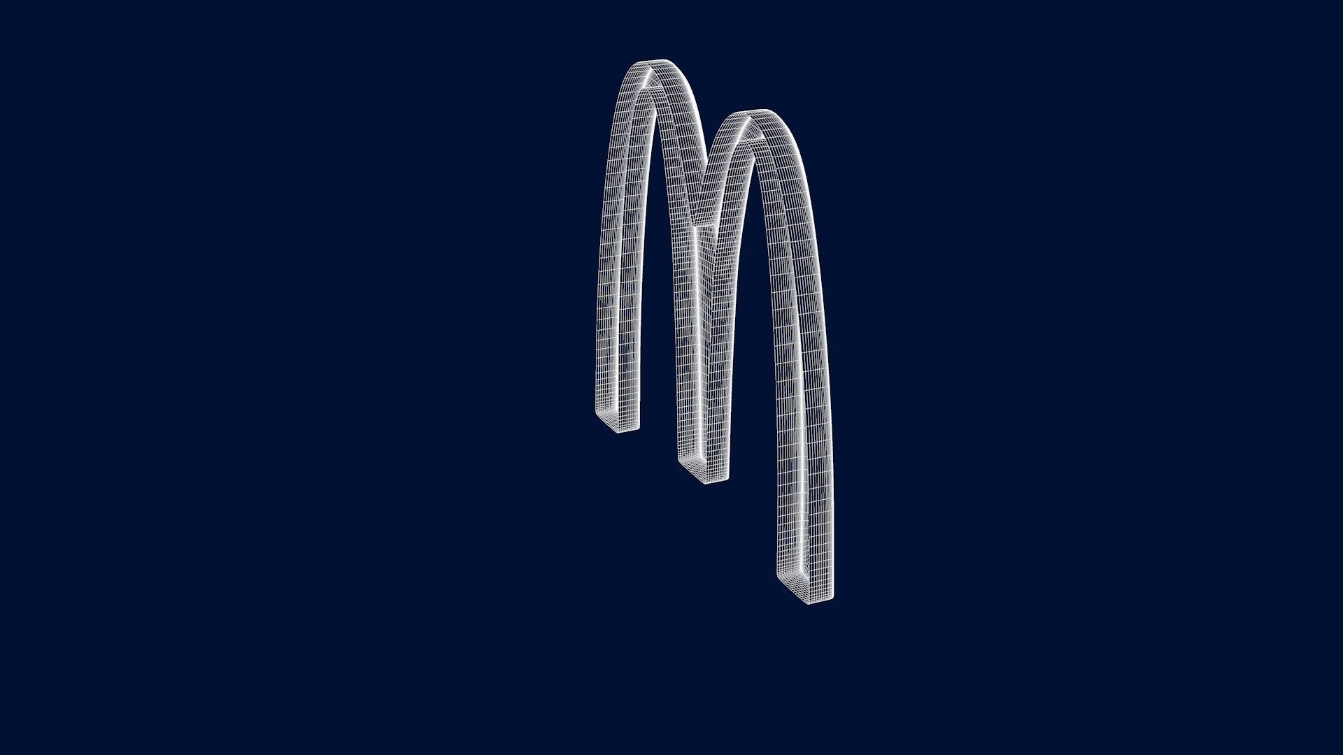 Mcdonalds Logo 3D model | CGTrader