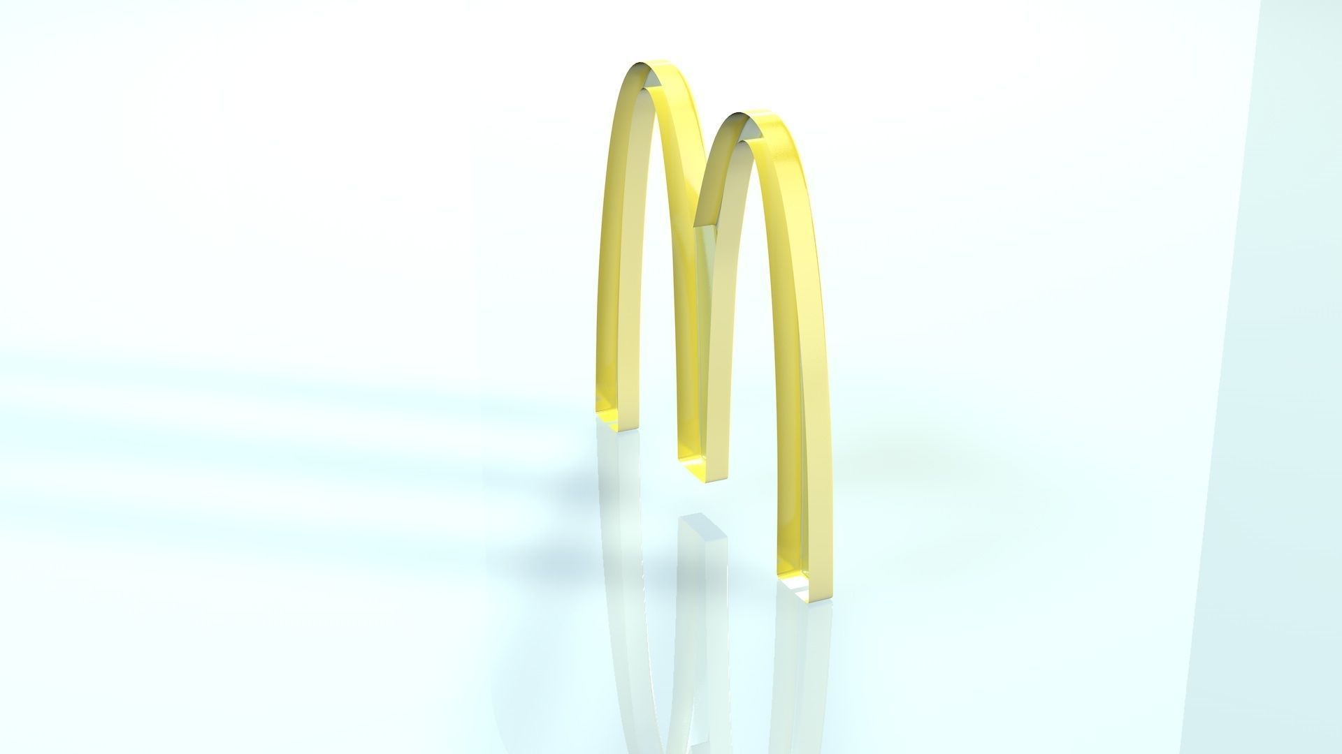 Mcdonalds Logo 3D model | CGTrader