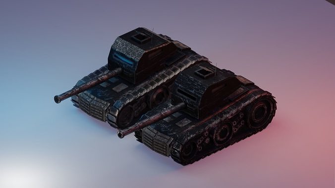 3D model Heavy rmored tank VR / AR / low-poly | CGTrader
