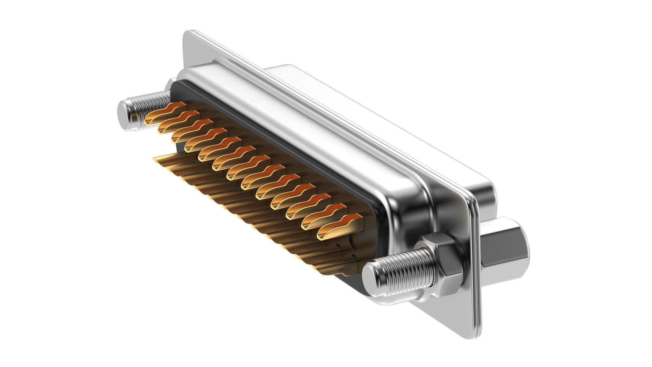 DB25 Female Module 3D model | CGTrader