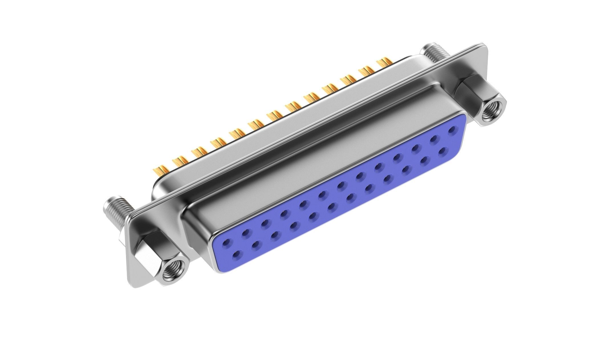 DB25 Female Module 3D model | CGTrader