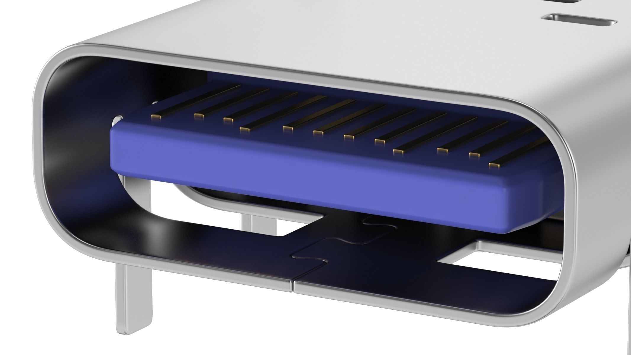 Micro USB Type C Female Module 3D model | CGTrader