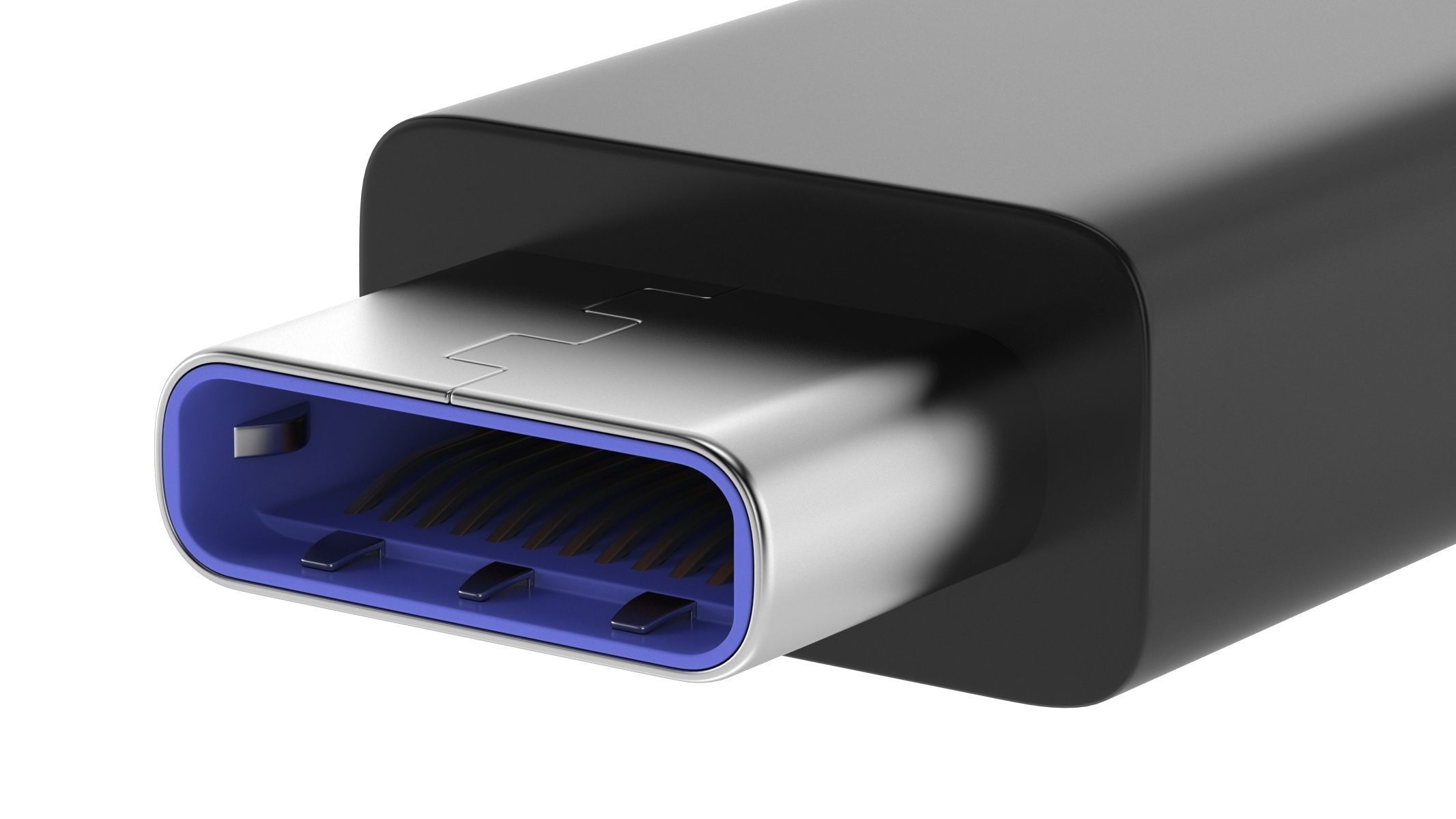 Micro USB Type C Male Module 3D model | CGTrader