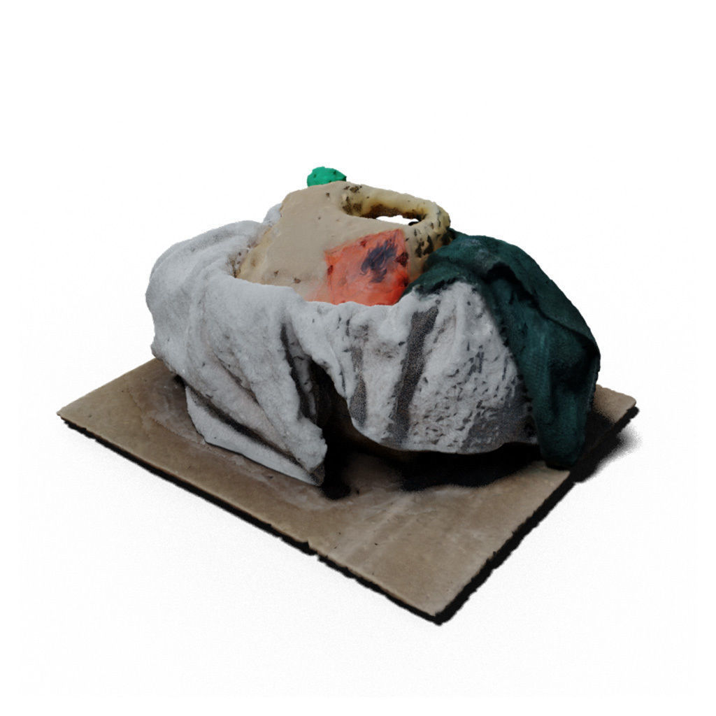 Digital Set Dressing Waste garbage rubbish litter pollution 3D model ...