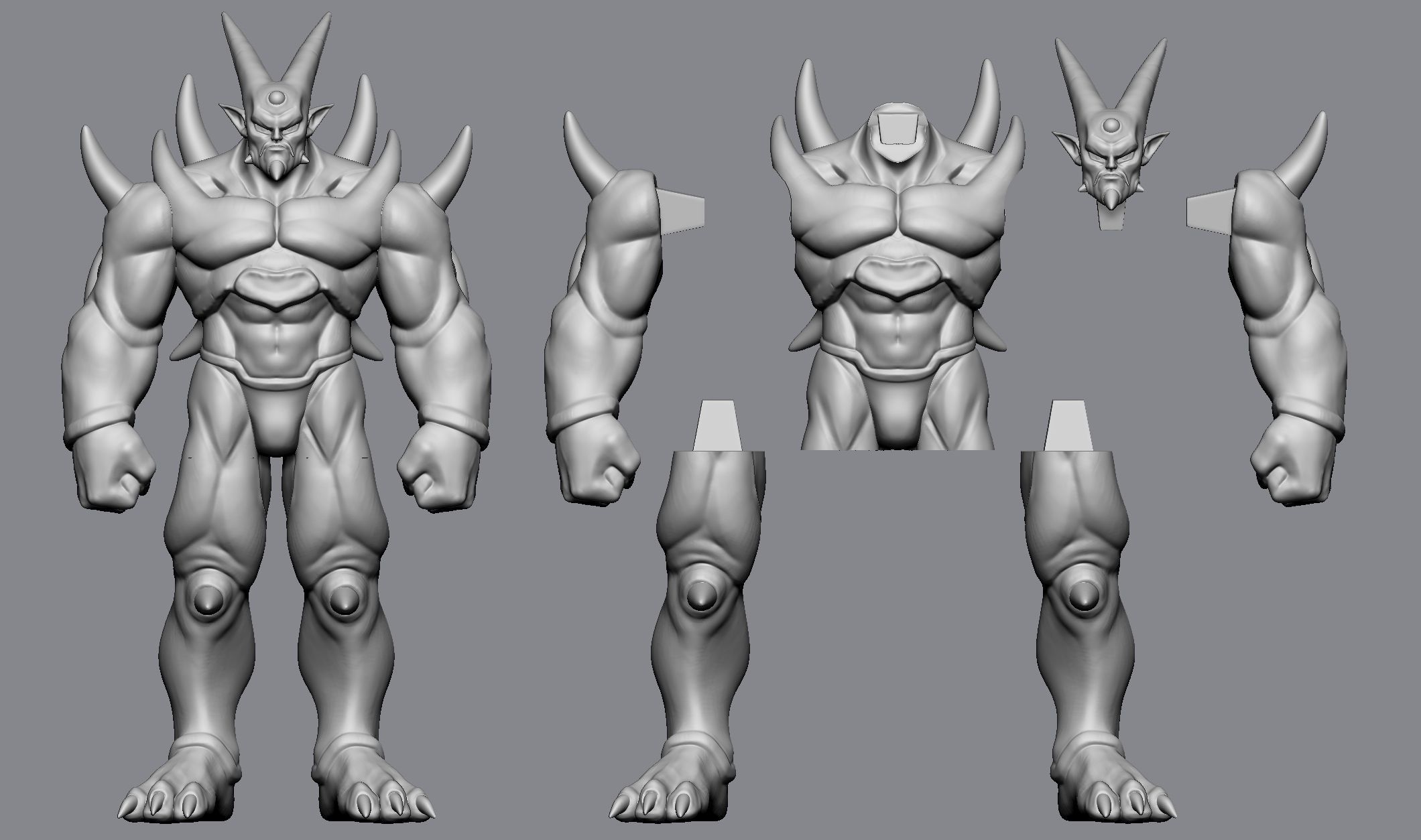 Syn Shenron 3D model 3D printable | CGTrader