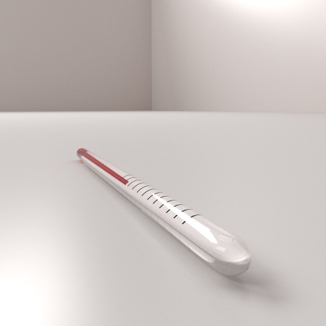 Thermometer 3D model | CGTrader