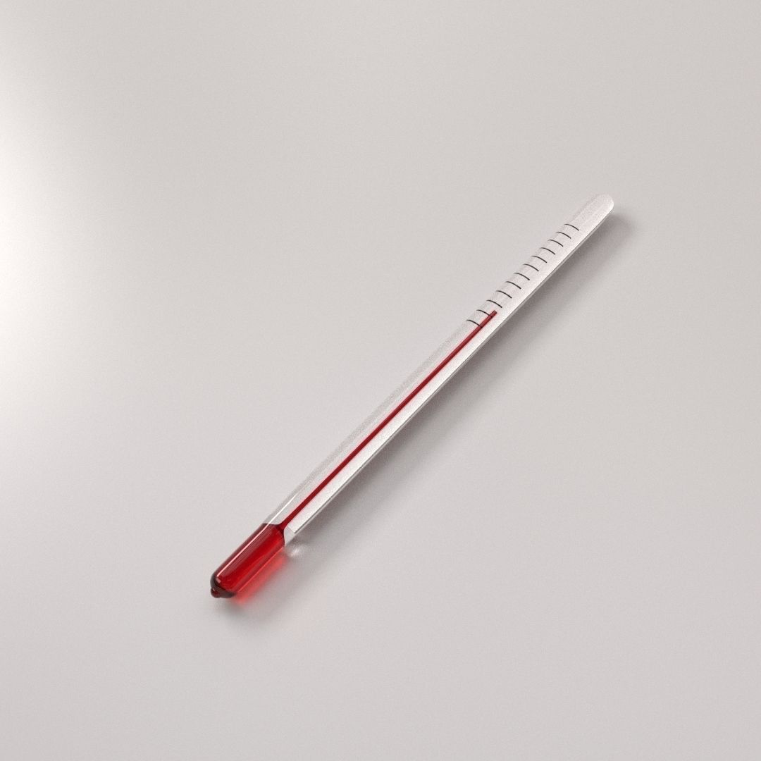 Thermometer 3D model | CGTrader
