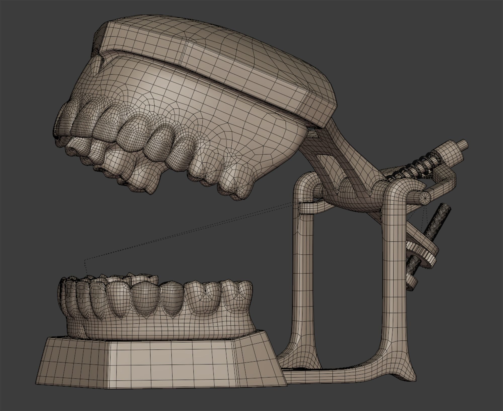 Dental Prosthesis 3D model animated | CGTrader