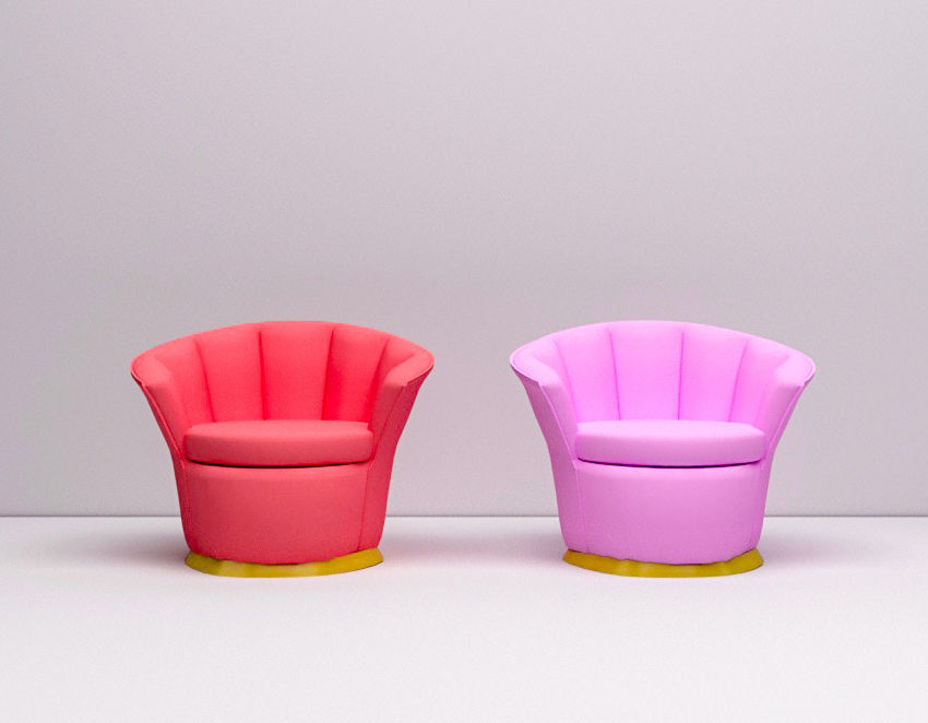 3D model BESAME CHAIR LOW POLY VR / AR / low-poly | CGTrader