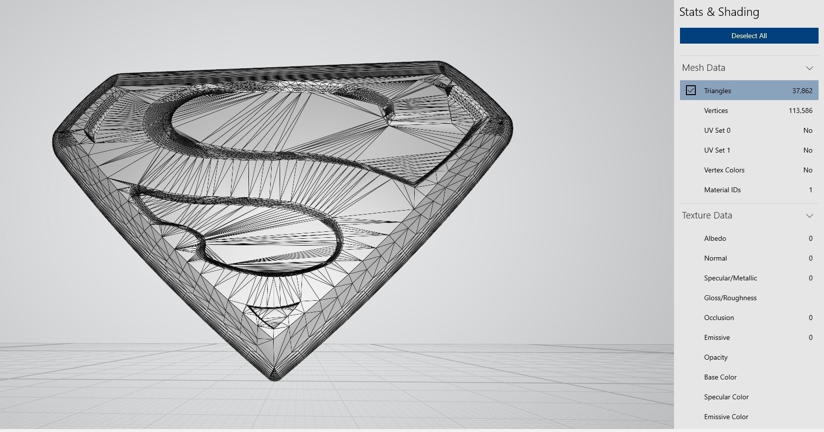 Superman Chest Emblem Nicholas Cage 3D model 3D printable | CGTrader