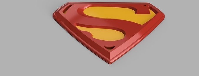 Superman Chest Emblem Nicholas Cage 3D model 3D printable | CGTrader