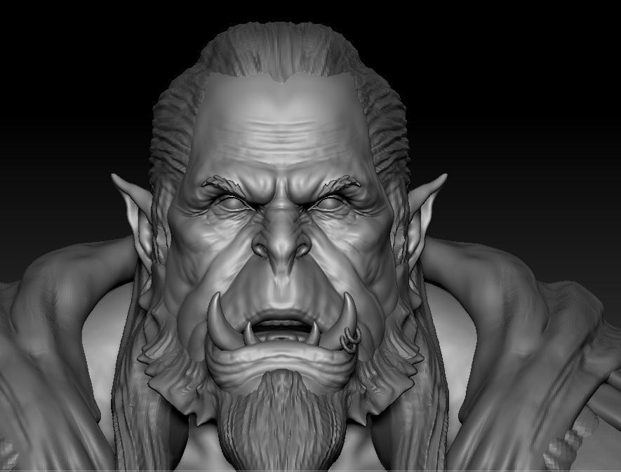 Zbrush Creature Alpha 3D model | CGTrader