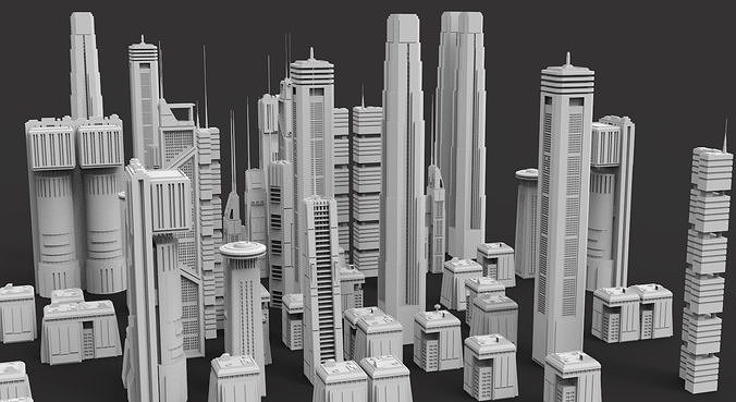 3d Cylinder Building