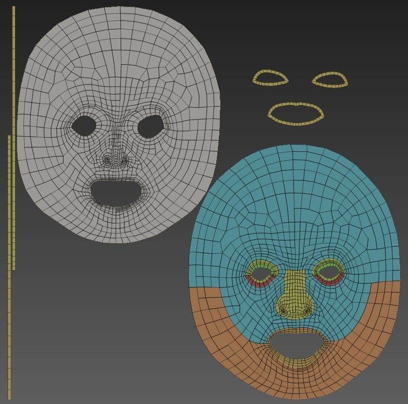 3D model Male mask VR / AR / low-poly | CGTrader