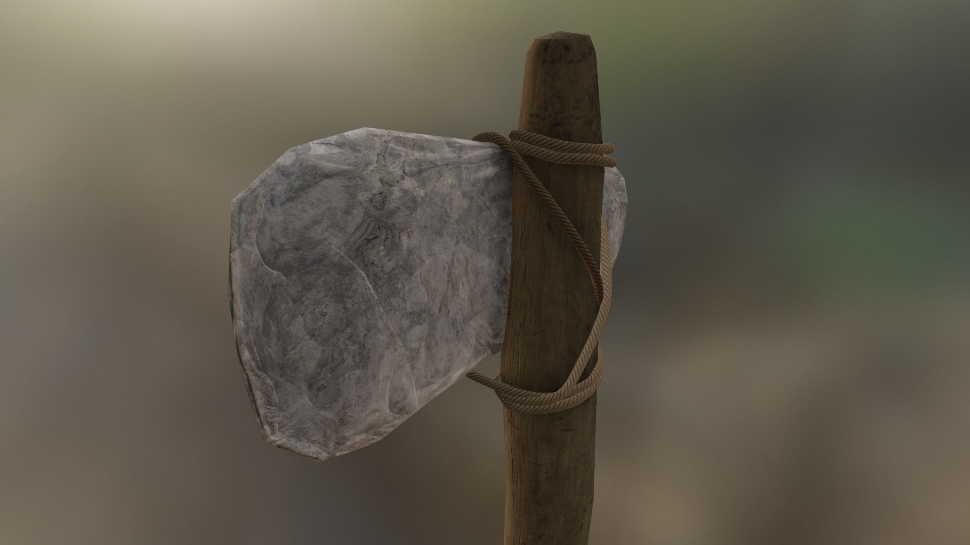 3D model Primitive Axe - Game Ready VR / AR / low-poly | CGTrader