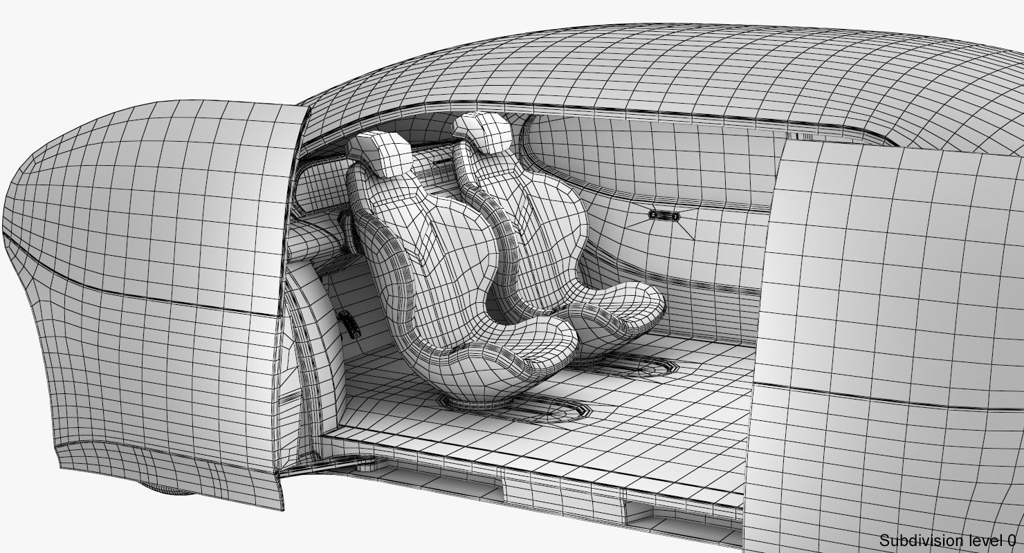 Self-Driving Car Concept 3D model | CGTrader