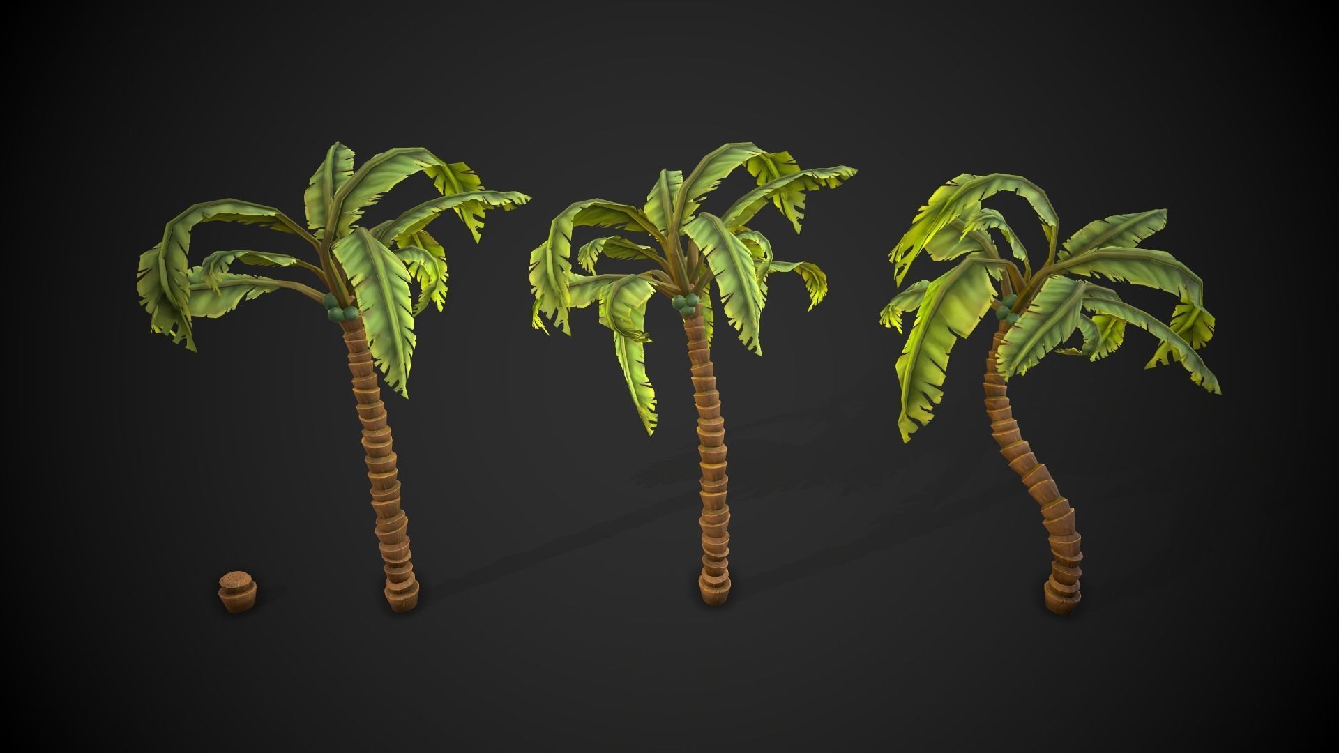 3D model Stylized Palm Tree VR / AR / low-poly | CGTrader
