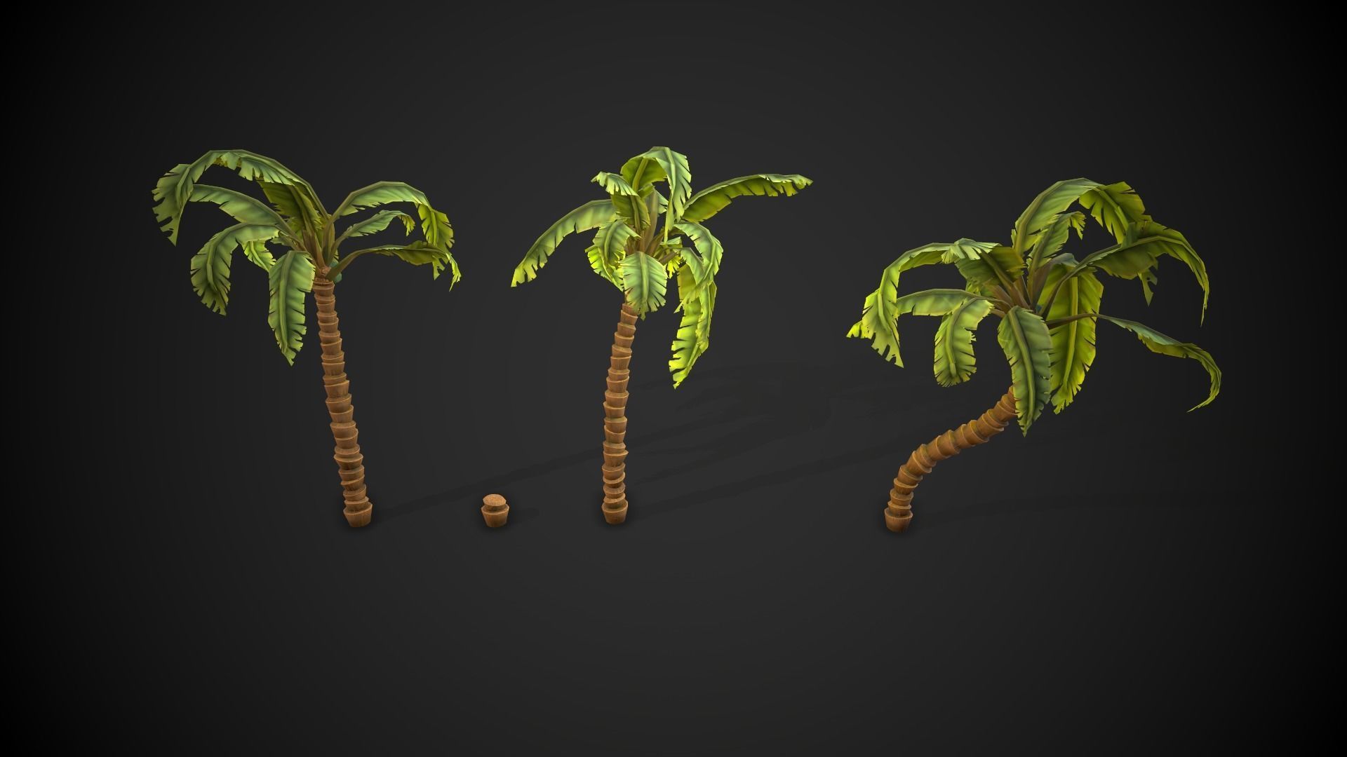 3D model Stylized Palm Tree VR / AR / low-poly | CGTrader
