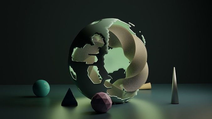 Cool abstract design 3D model | CGTrader