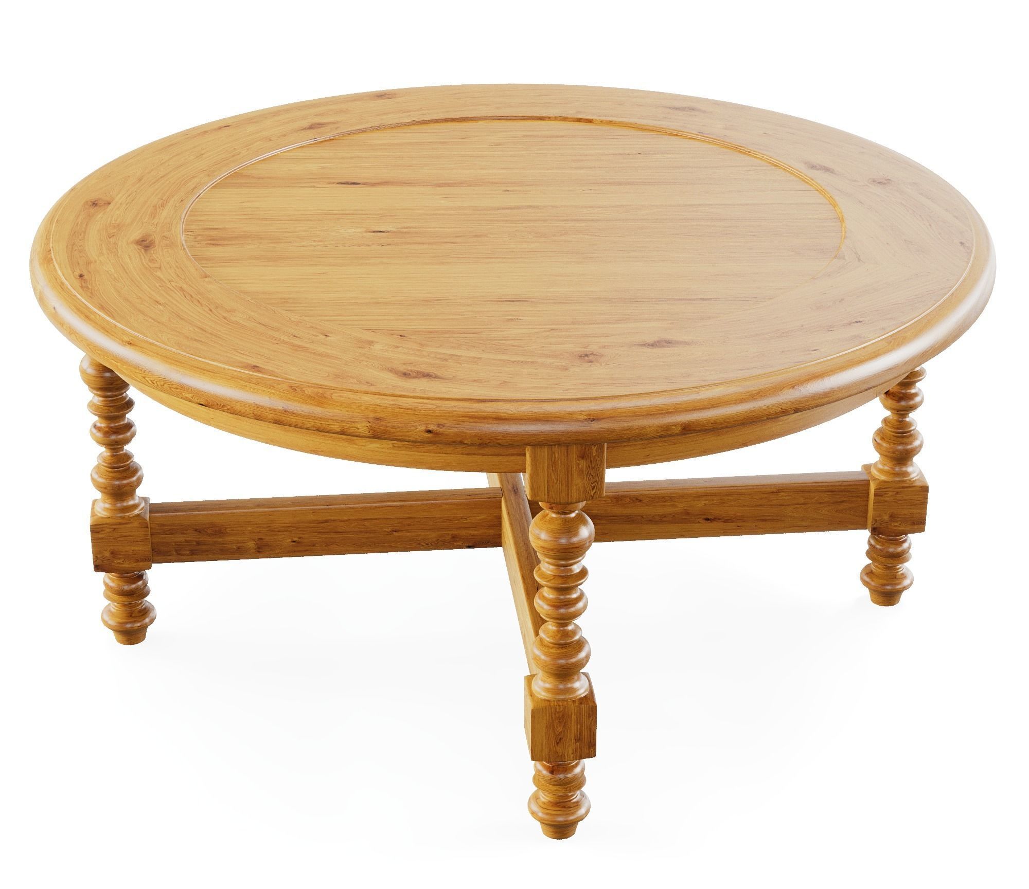 Uttermost Samuelle Reclaimed Wood Coffee Table 3D model | CGTrader