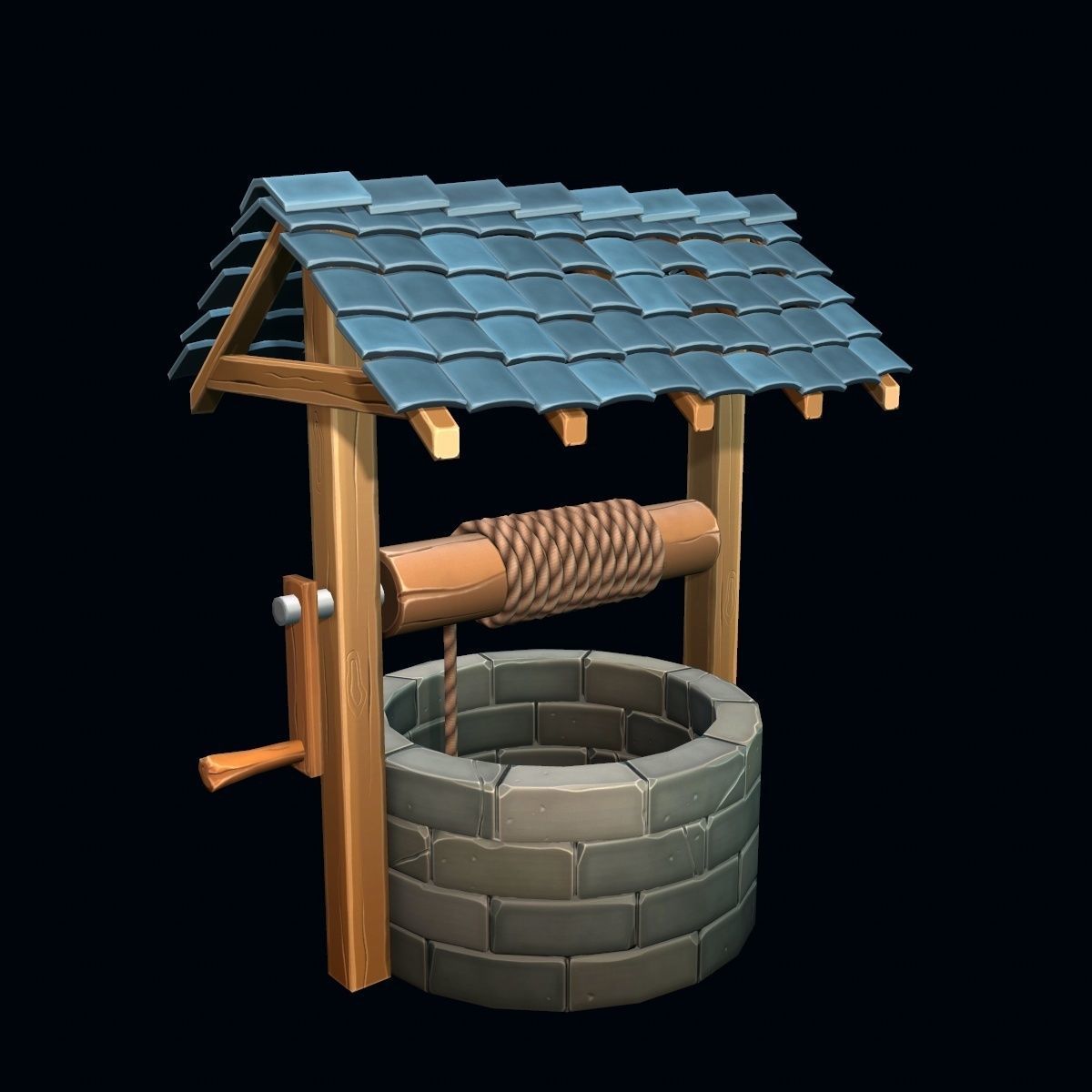 3D model Stylized well VR / AR / low-poly | CGTrader