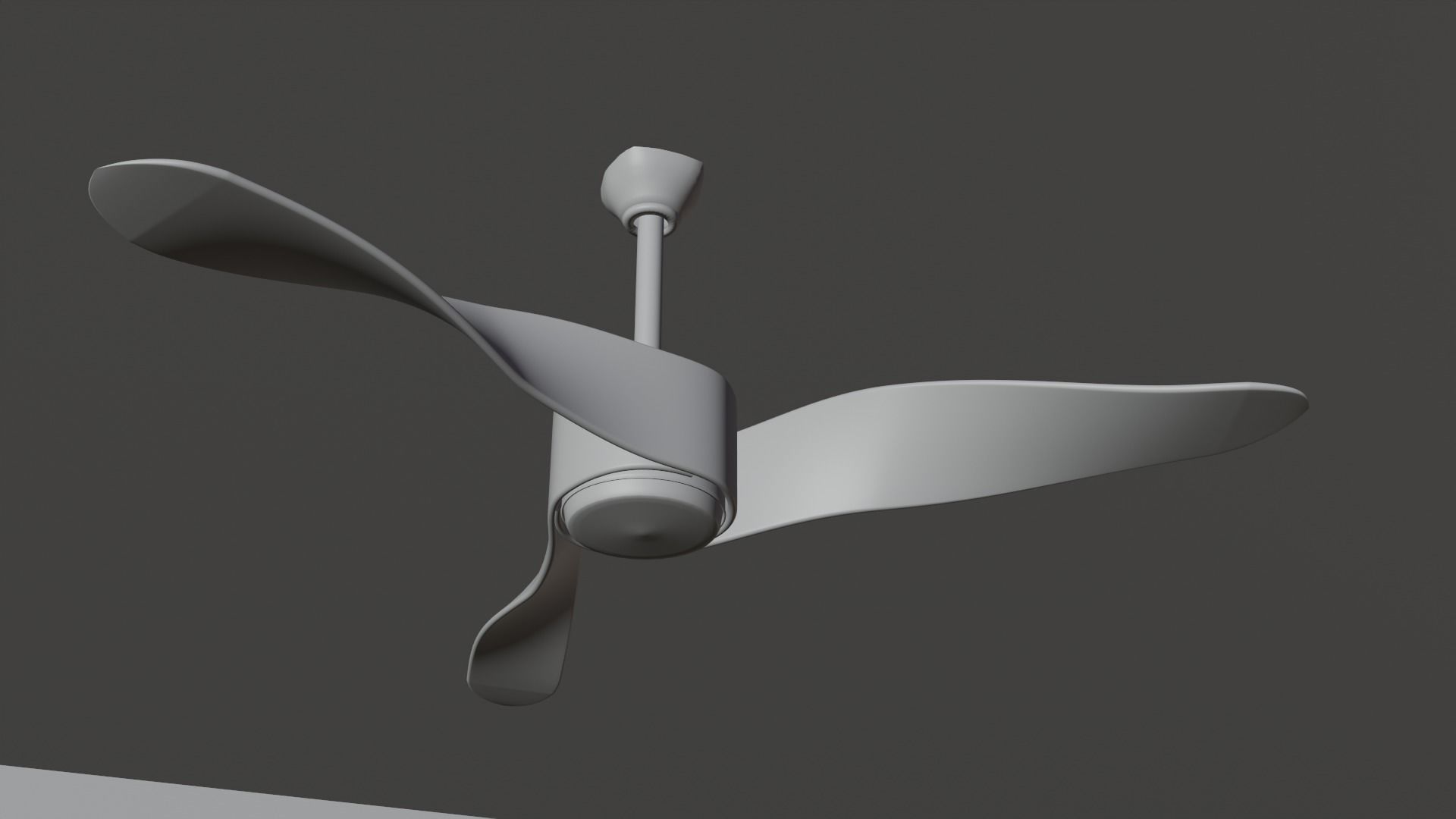 Wooden Ceiling Fan 3D Model free 3D model | CGTrader