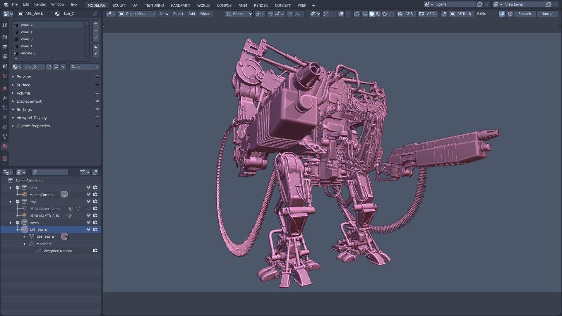 Mech in film Matrix 3D model | CGTrader