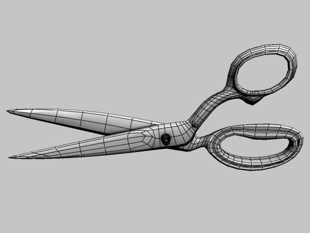 3D model scissors VR / AR / low-poly | CGTrader