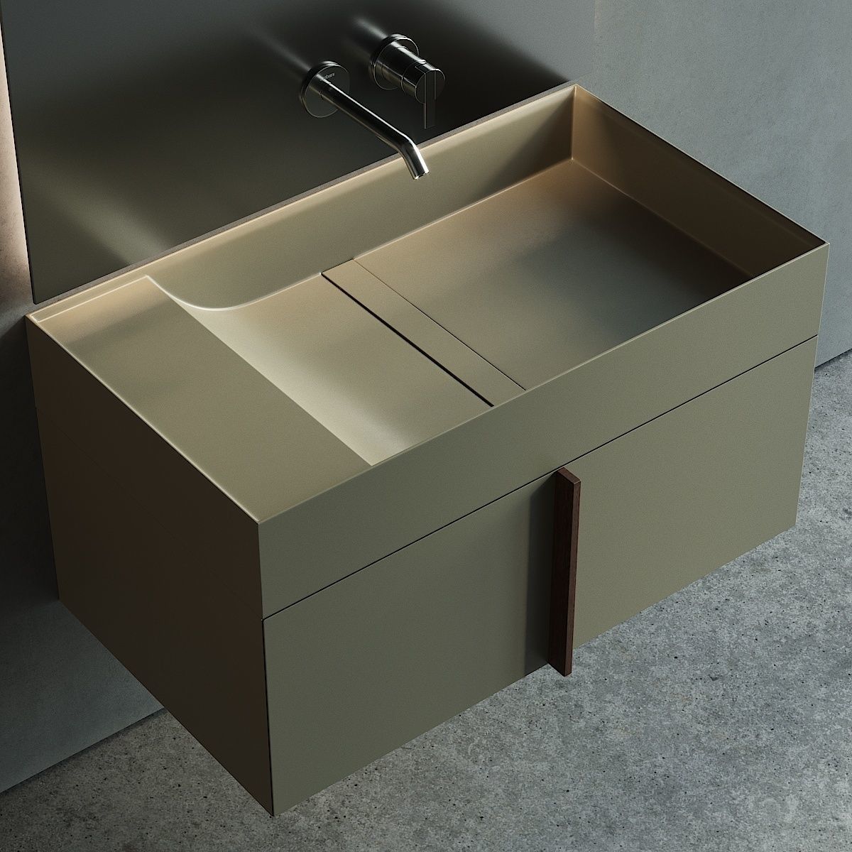 3D model Inbani Paral Vanity Unit Set 1 VR / AR / low-poly | CGTrader