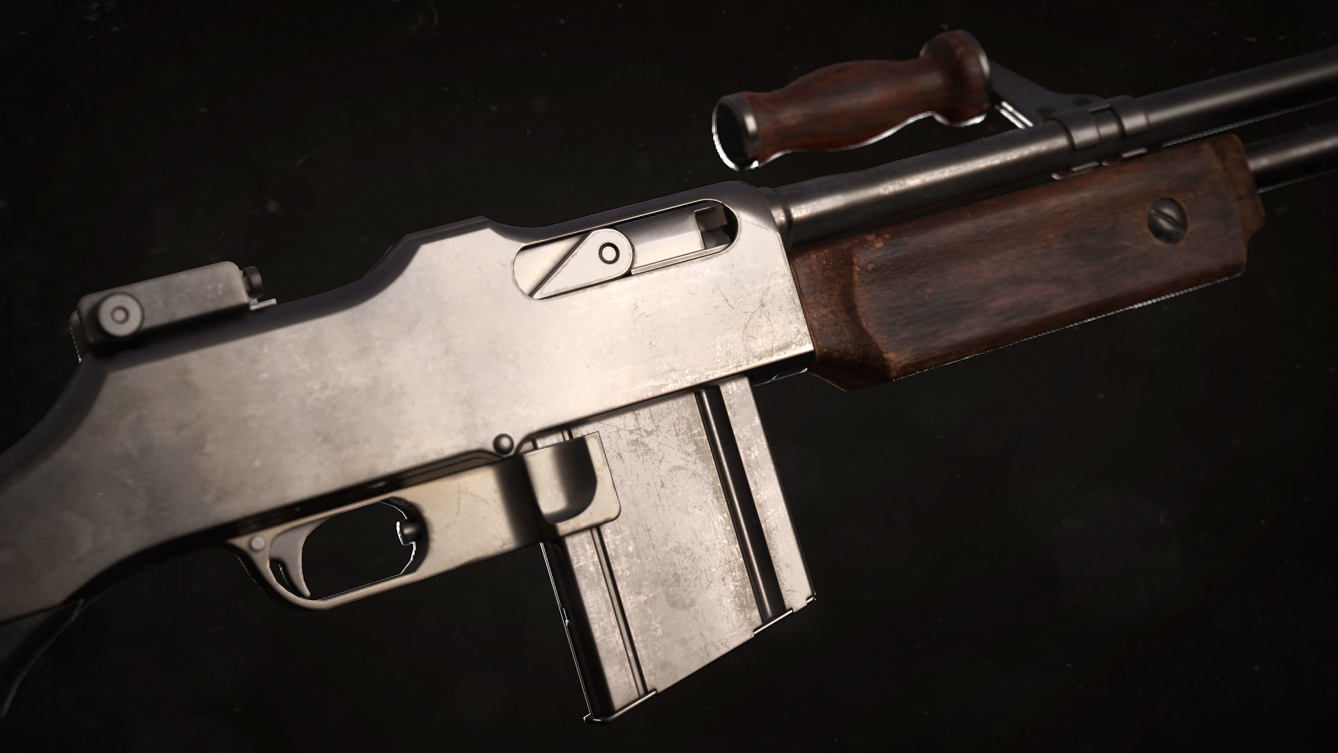 3D model M1918 BAR gun VR / AR / low-poly | CGTrader
