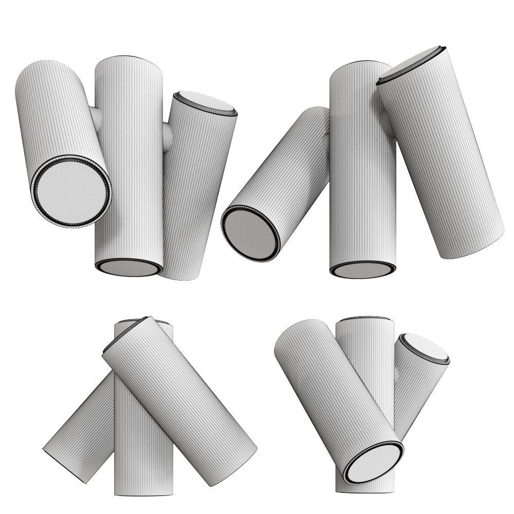 Tub LED 6330 6331 Milan Iluminacion Modular Ceiling Light 3D model ...