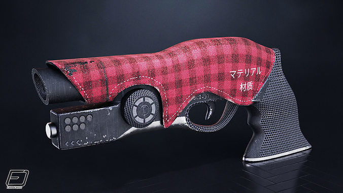 3D model Denim Hyper Pistol VR / AR / low-poly | CGTrader