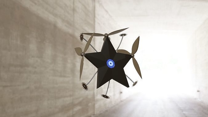 3D model Star robot VR / AR / low-poly | CGTrader