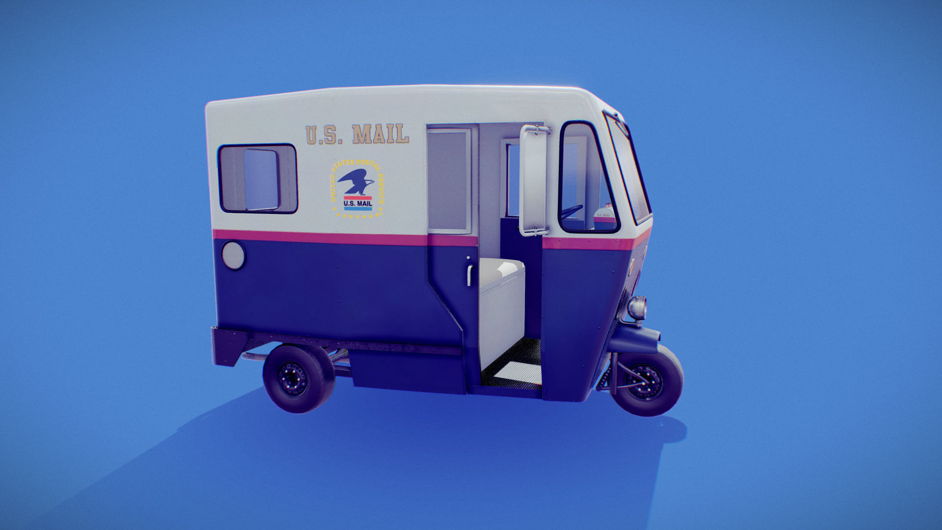3D model Cushman Mailster truckster 1960 VR / AR / low-poly | CGTrader