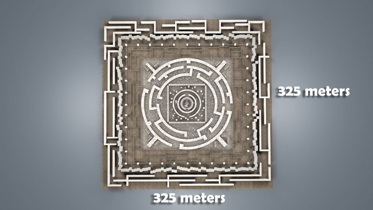 Stone Maze 3D model | CGTrader