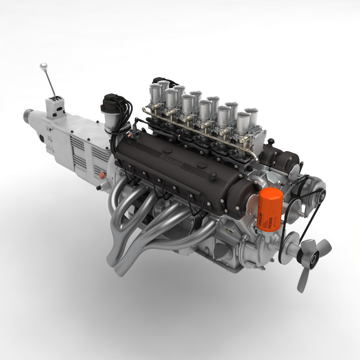 Ferrari Classic Engine Pack 3D Model Collection | CGTrader