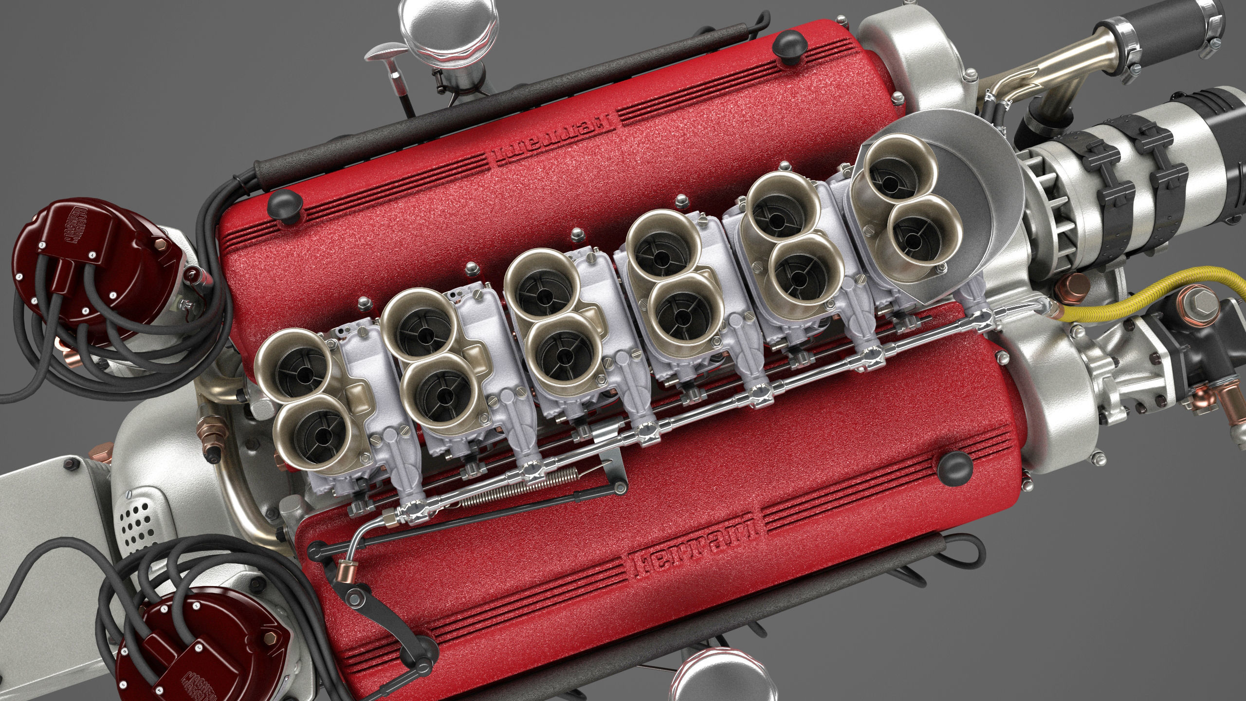 Ferrari Classic Engine Pack 3D Model Collection | CGTrader